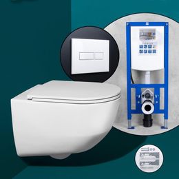 Laufen Pro Komplett-SET Wand-WC mit neeos Vorwandelement,, H8209660000001+16601WH#SET,