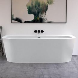 Tellkamp Solit&auml;r Wall Vorwand-Badewanne mit Verkleidung, 0100-077-00-AUF/CRWM,