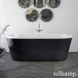 Tellkamp Easy freistehende Oval-Badewanne, 0100-276-0B-A/WGSW,