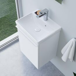 Villeroy & Boch Villeroy & Boch Avento Handwaschbecken, evineo ineo4 Unterschrank B: 45 cm, 1 Tür rechts, mit Griff,, 73584501+BE0803WM,