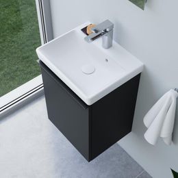 Villeroy & Boch Villeroy & Boch Avento Handwaschbecken, evineo ineo4 Unterschrank B: 45 cm, 1 T&uuml;r rechts, mit Griff,, 735845RW+BE0803BM,