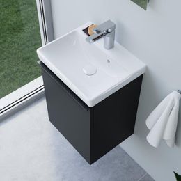 Villeroy & Boch Villeroy & Boch Avento Handwaschbecken, evineo ineo4 Unterschrank B: 45 cm, 1 Tür rechts, mit Griff,, 73584501+BE0803BM,