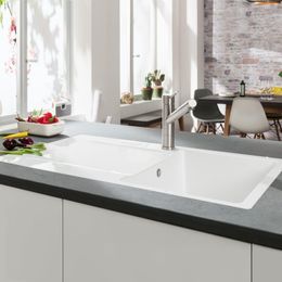 Villeroy & Boch Villeroy & Boch Siluet 50 Flat K&uuml;chensp&uuml;le, 33351FRWHL1,