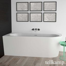 Tellkamp Pio Eck-Badewanne mit Verkleidung, 0100-255-0B-R-A/CRWM,