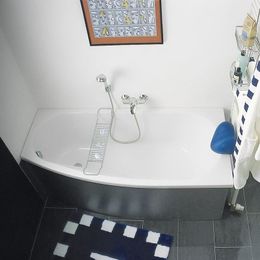 RepaBad Kampen Raumspar-Badewanne, 0005510-0001,