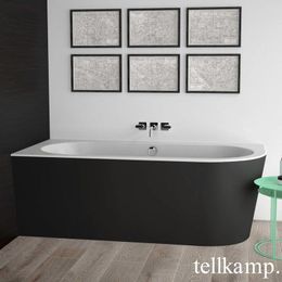 Tellkamp Pio Eck-Badewanne mit Verkleidung, 0100-055-S0-R-AUF/CRWMEB,