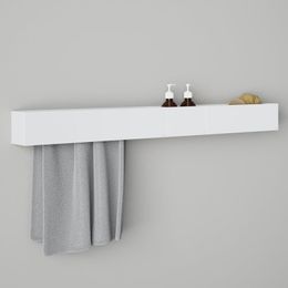 Viverso AGA Design U Badaccessoire-Set f&uuml;r Duschanlage, AGA-DW120-WM#SET2,