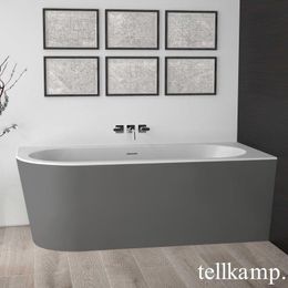 Tellkamp Pio Eck-Badewanne mit Verkleidung, 0100-255-S0-L-A/CRWMCM,