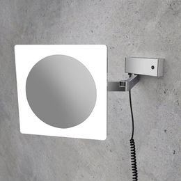 Viverso Zoom me Kosmetikspiegel mit 5-facher Vergr&ouml;&szlig;erung, Beleuchtung mit einstellbarer Farbtemperatur, VM6601CR+VM90EUGB,