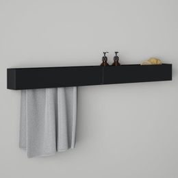 Viverso AGA Design U Badaccessoire-Set f&uuml;r Duschanlage, AGA-DW120-BM#SET2,
