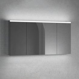 neoro n50 | n50T46 Spiegelschrank B: 160 cm mit 4 T&uuml;ren, mit Beleuchtung, BN0512MI,