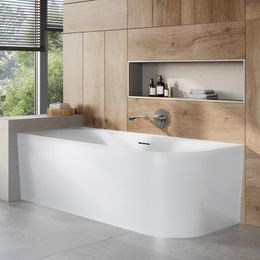 Villeroy & Boch Villeroy & Boch Embrace Eck-Badewanne mit Verkleidung, UBA180EMB9CL00V-RW,