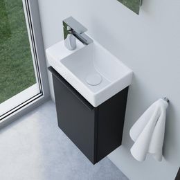 Villeroy & Boch Villeroy & Boch Avento Handwaschbecken, evineo ineo4 Unterschrank B: 36 cm, 1 T&uuml;r links, mit Griff,, 43003RR1+BE0800BM,