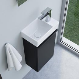 Villeroy & Boch Villeroy & Boch Avento Handwaschbecken, evineo ineo4 Unterschrank B: 36 cm, 1 T&uuml;r rechts, mit Griff,, 43003LR1+BE0801BM,