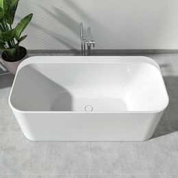 evineo ineo5 freistehende Badewanne L: 150 B: 80 cm, BE4008WH,