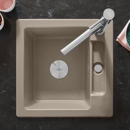 Villeroy & Boch Villeroy & Boch Siluet 50 S K&uuml;chensp&uuml;le, 334501AMHL1,