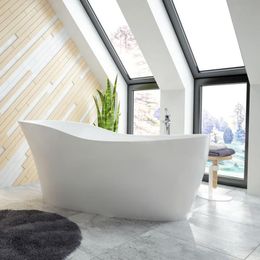 Hoesch NAMUR LOUNGE freistehende Badewanne, oval, 4493.013305,