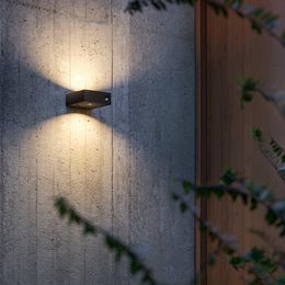 Ip44.de Luci Control Wandleuchte, LED mit Bewegungsmelder, 93151-AN,