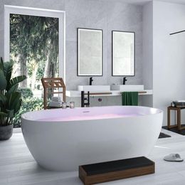 Hoesch iSENSI freistehende Badewanne, oval, 3822.010,