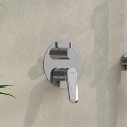 Fortis Natura Einhebel-Duscharmatur, 2 Verbraucher, SET inklusive Grundkörper, 9569110PC,