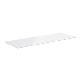 neoro n50 Slim-Konsolenplatte B: 140 cm aus thermoplastischem Werkstoff (PMMA), BN0408WH,
