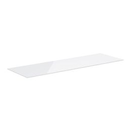 neoro n50 Slim-Konsolenplatte B: 160 cm aus thermoplastischem Werkstoff (PMMA), BN0405WH,