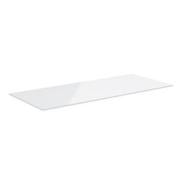 neoro n50 Slim-Konsolenplatte B: 120 cm aus thermoplastischem Werkstoff (PMMA), BN0404WH,