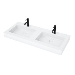 neoro n50 area Doppelwaschtisch B: 120,5 T: 51,5 cm, BN0156WM,