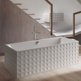 Bette Loft Ornament freistehende Badewanne, eckig, 3172-000CFXX6A,PLUS+B601-901,