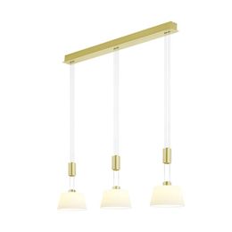 HELL Elegance Pendelleuchte LED, eckig, 3-flammig, 20642/3-01,