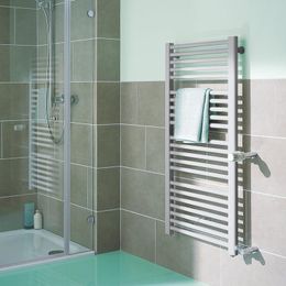 Kermi Basic-D Badheizk&ouml;rper, Austauschmodell, Warmwasser- oder Mischbetrieb, E001D080090WRXK,