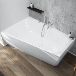 Hoesch iSENSI Eck-Badewanne, mit Sch&uuml;rze, 3957.010,