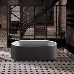 Bette Lux Oval Couture freistehende Badewanne, oval, 3466-000TX+B605-000+B804-853,