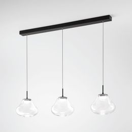 Fabas Luce Deva Pendelleuchte, LED 3-flammig, eckig, 3774-48-126,