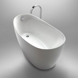 RepaBad Ferrara Mono freistehende Badewanne, oval, 0031521-0001,