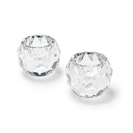 Tchibo - 2 Glas-Kerzenhalter - transparent