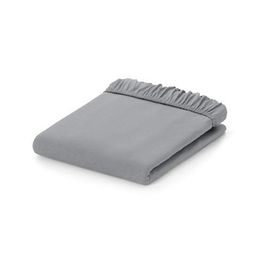 Tchibo - Jersey-Spannbettlaken - grau