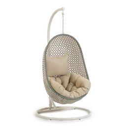 Pharao24.de Kunstrattan Hängesessel in Beige 50 cm Sitzhöhe