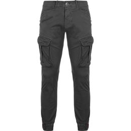Alpha Industries Cargohose 'Spy' Herren Gr&ouml;&szlig;e 36 anthrazit / rot