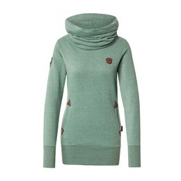 Naketano Sweatshirt Damen Größe XS karamell / grünmeliert