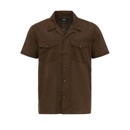 Antioch Button Up Shirt male Brown size XL