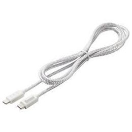 Dehner Elektronik USB-C&reg; Kabel USB 2.0 USB-C&reg; Stecker 1.5 m Wei&szlig; Power cable (USB-C to USB-C)