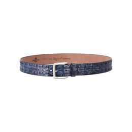 Fausto Colato Gürtel - Gürtel Schiena Coco aus Leder - Gr. 105 - in Blau - für Damen