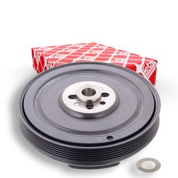 febi bilstein Riemenscheibe, Kurbelwelle 193mm für VW AUDI VOLVO 9163918S1 074105251AC 8627933S1 31858