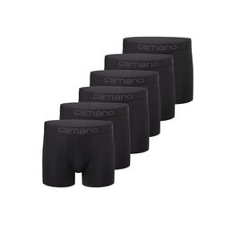 Camano 6er-Set: Boxershorts in Schwarz | Gr.: XXL
