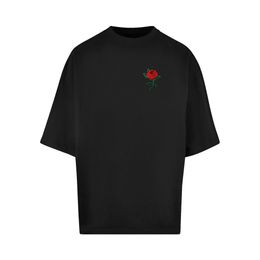 Mister Tee T-Shirt 'Rose' Herren Gr&ouml;&szlig;e XXL dunkelgr&uuml;n / rot / schwarz
