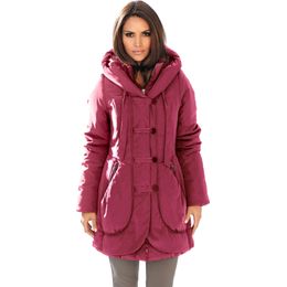 Heine Witt Damen Parka mit leichter Wattierung, bordeaux, Gr&ouml;&szlig;e 50