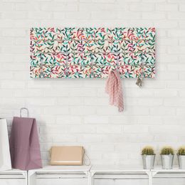 Bilderwelten Wandgarderobe Holzpalette Colorful Leaves