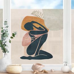 Bilderwelten Fensterfolie Mediterraner Frauenkörper