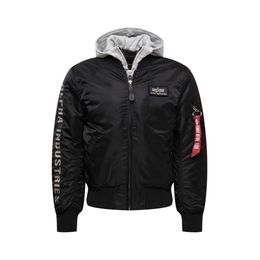 Alpha Industries Between-Season Jacket 'MA-1 D-Tec SE' male size 5XL Grey / Red / Black / White